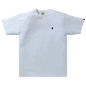 A BATHING APE Ape Head One Point Tee - White