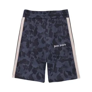 Palm Angels Night Camo Track Short - Black