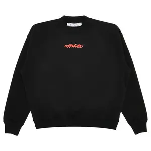 Off-White Arrow On Canvas Skate Crewneck - Black