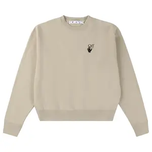 Off-White Bubble Arrow Over Crewneck 'abbey Stone - Green