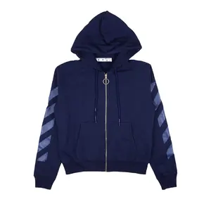 Off-White Rubber Arrow Slim Zip Hoodie
