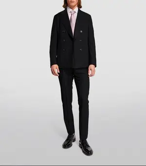 Giorgio Armani Wool Double-breasted Two-piece Suit