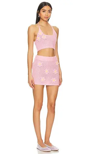 MORE TO COME Claire Skirt Set - Pink