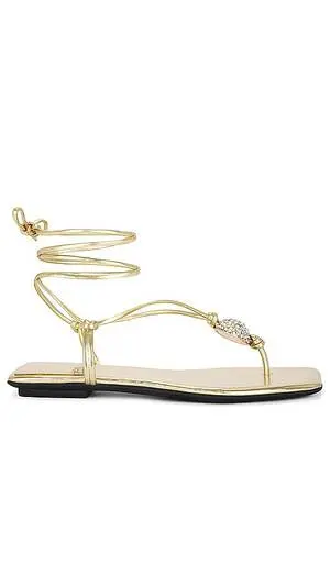 Jeffrey Campbell Weekend Sandal In Metallic