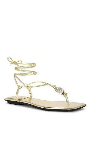 Jeffrey Campbell Weekend Sandal In Metallic