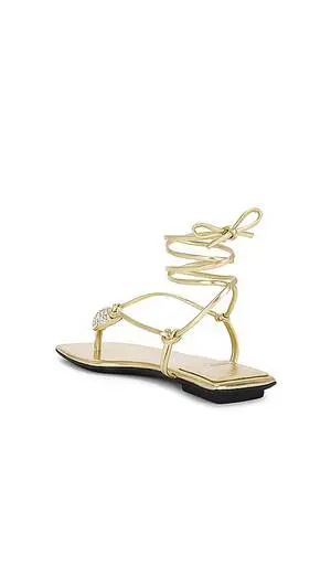 Jeffrey Campbell Weekend Sandal In Metallic