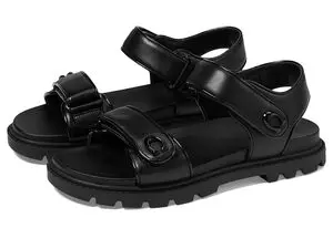 COACH COACH Brynn Leather Sandal Black