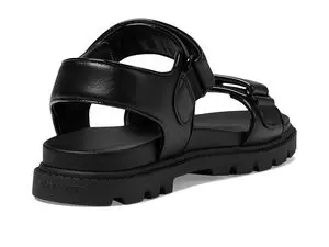 COACH Brynn Leather Sandal - Black