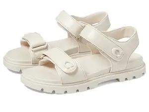 COACH COACH Brynn Leather Sandal White