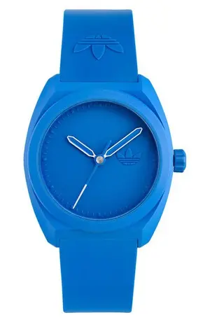 Adidas Ao Street Resin Strap Watch - Blue