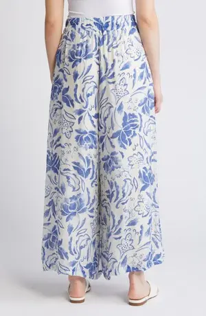 Vince Camuto Floral Wide Leg Pants
