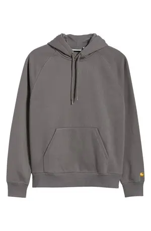 Carhartt Work In Progress Chase Fleece Hoodie - Porphyry/gold