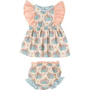 MIKI MIETTE Mia Ruffle Tank & Bloomers Set
