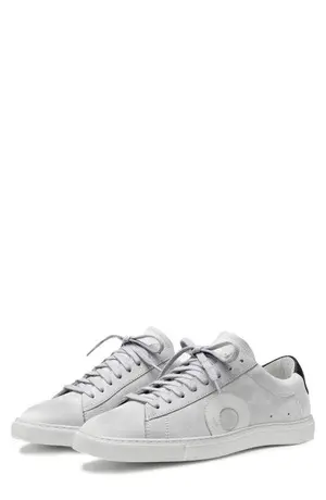 OLIVER CABELL Low 1 Distressed Leather Sneakers - Marshmallow
