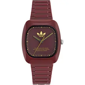Adidas Ao Bracelet Watch - Burgundy