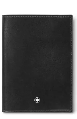 Montblanc Meisterstück Leather Passport Holder - Black