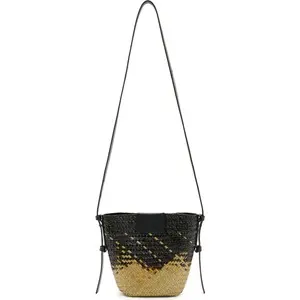 ALLSAINTS Ebro Straw Crossbody Bag