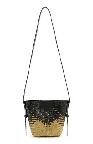 ALLSAINTS Ebro Straw Crossbody Bag