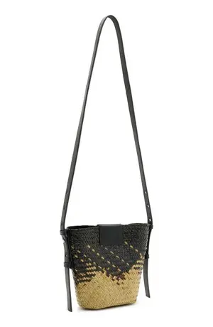 ALLSAINTS Ebro Straw Crossbody Bag