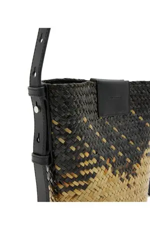 ALLSAINTS Ebro Straw Crossbody Bag