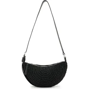 ALLSAINTS Half Moon Knot Crossbody Bag - Black
