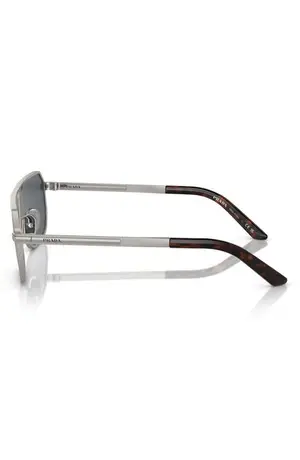 Prada 59mm Pillow Sunglasses - Matte Grey