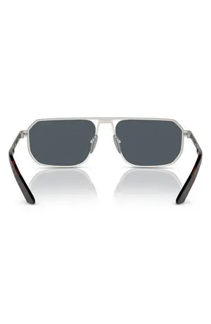 Prada 59mm Pillow Sunglasses - Matte Grey