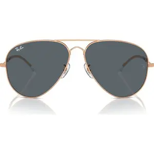 Ray-ban Aviator 58mm Sunglasses - Rose Gold