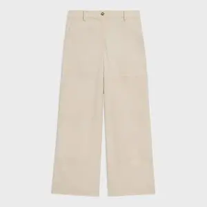 Theory Utility Pant In Organic Cotton - Sand