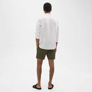 Theory Curtis 7" Drawstring Short - Dark Olive