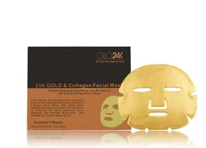 GLO24K 24k Gold & Collagen Facial Mask 2.1 Oz - No Color