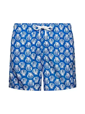 Eton Men's Seashell Drawstring Swim Shorts - Blue  Blue