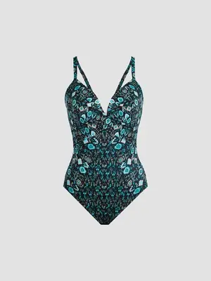 Miraclesuit Bijoux Captivate One-piece Swimsuit - Black Multi