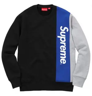 Supreme Panelled Crewneck Sweatshirt