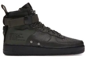 Nike Sf Air Force 1 Mid - Sequoia/black
