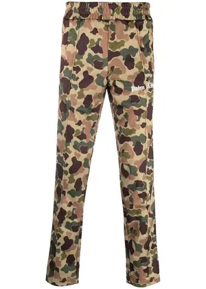 Palm Angels Camouflage Track Pants - Brown/green