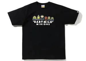 A BATHING APE X Minions 05 Tee Shirt - Black