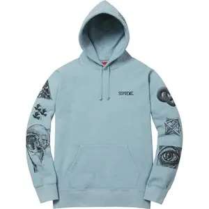 Supreme Mc Escher Hoodie - Dusty Slate