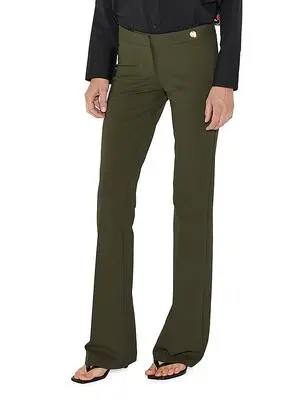 CALLAS MILANO Jules Stretch Jersey Fit And Flare Pants