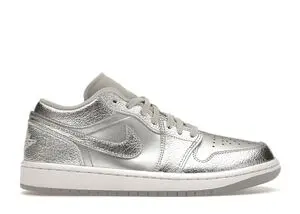 JORDAN 1 Low Se Sneakers - Metallic Silver/photon Dust/wolf Grey
