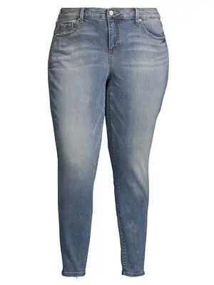 SLINK JEANS Women's Medium-Rise Jeggings - Lana  - Lana