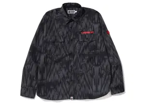 A BATHING APE Speed Racer Relaxed Fit Shirt - Black