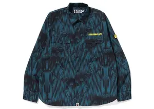 A BATHING APE Speed Racer Relaxed Fit Shirt - Blue
