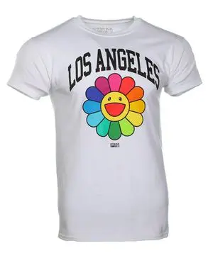 TAKASHI MURAKAMI Complexcon Los Angeles Flower Tee Shirt - White