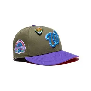 New Era Washington Nationals 59fifty Fitted Hat - Green/orange