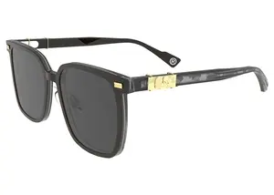 A BATHING APE X Mmj Bmj003 Sunglasses - Gray/gold