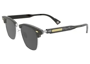 A BATHING APE X Mmj Bmj004 Sunglasses - Gray/gold