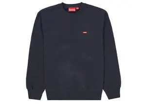 Supreme Small Box Crewneck Sweatshirt - Navy Blue