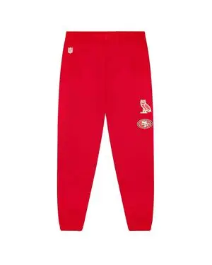 OVO X Nfl San Francisco 49ers Sweatpant - Red
