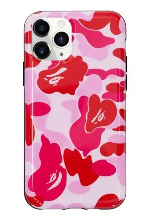 A BATHING APE Abc Camo Iphone 11 Pro Case - Pink
